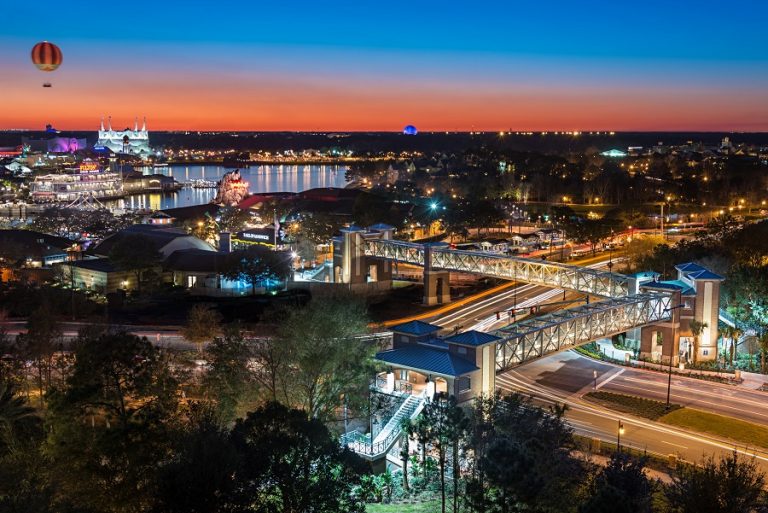 Disney Springs Pedestrian Bridge for Disney Springs Resort Area Hotels ...