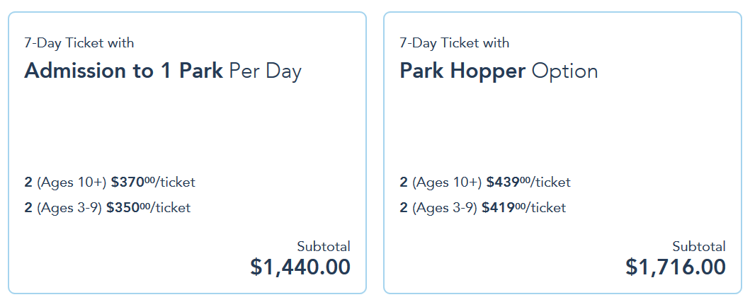 multi-day-disney-tickets for Disney Springs Resort Area Hotels : Disney ...